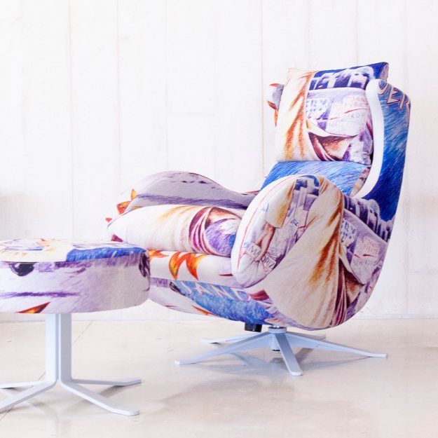 Buy Fama Lenny Swivel Chair Online | Julia Jones