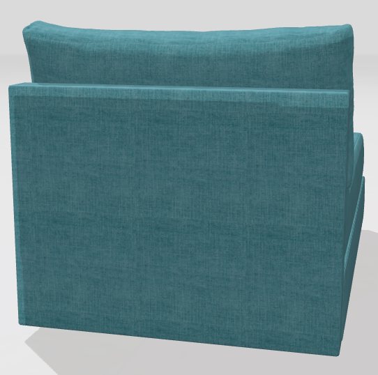 Fama Hector armless chaise module - Fabric Sofas